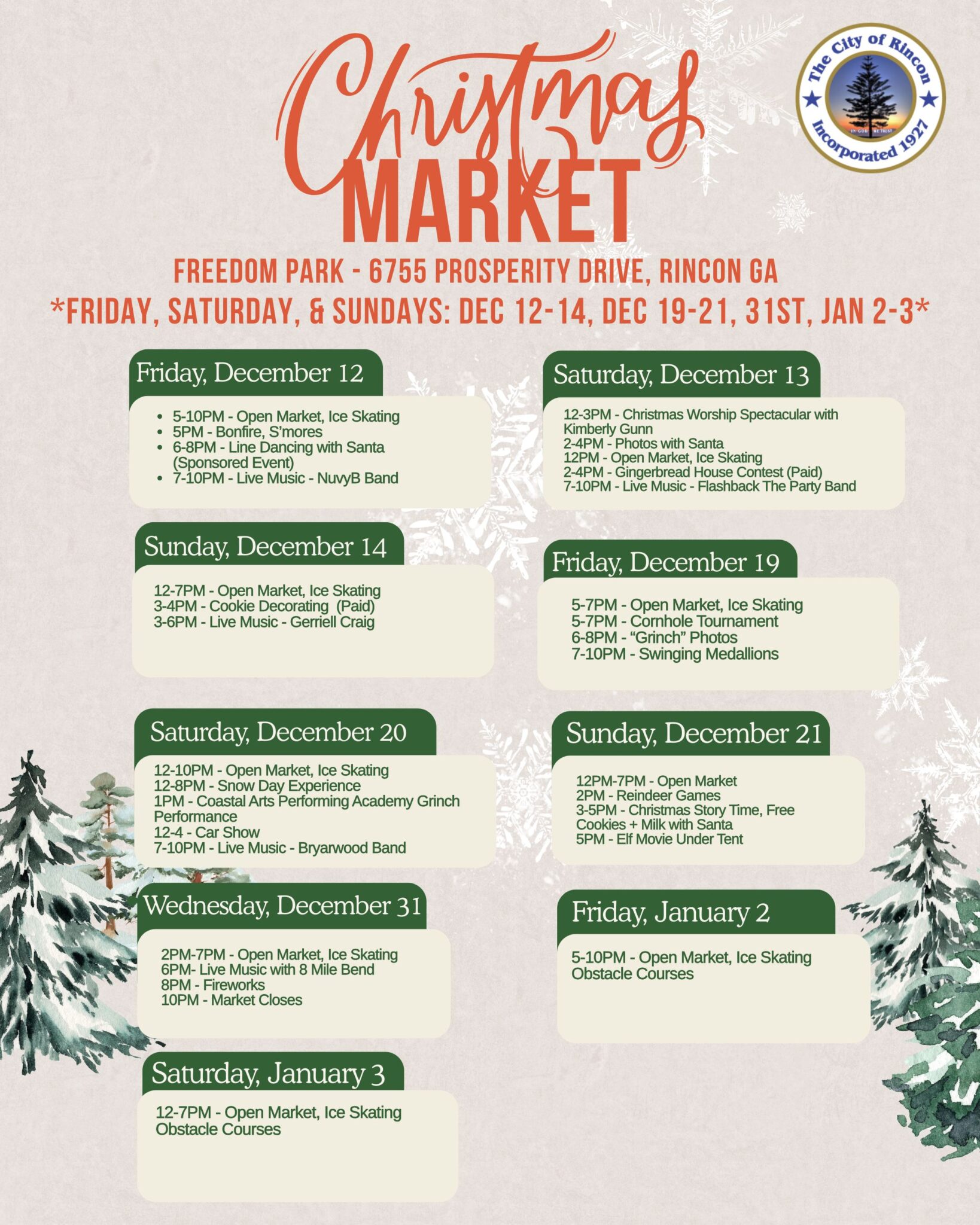Rincon Christmas Market Brings Holiday Magic to Freedom Park December ...